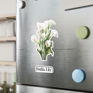 Calla Lily Flowers Vinyl Decal Stickers Unique Gift Box Decor Floral ...