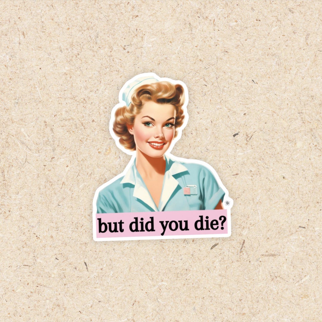 Funny Sticker Vintage Art Decals Retro Housewife Style Laptop Stickers ...
