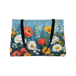 Large Weekender Tote Bag With T-bottom Reusable Shopping Bag Featuring ...