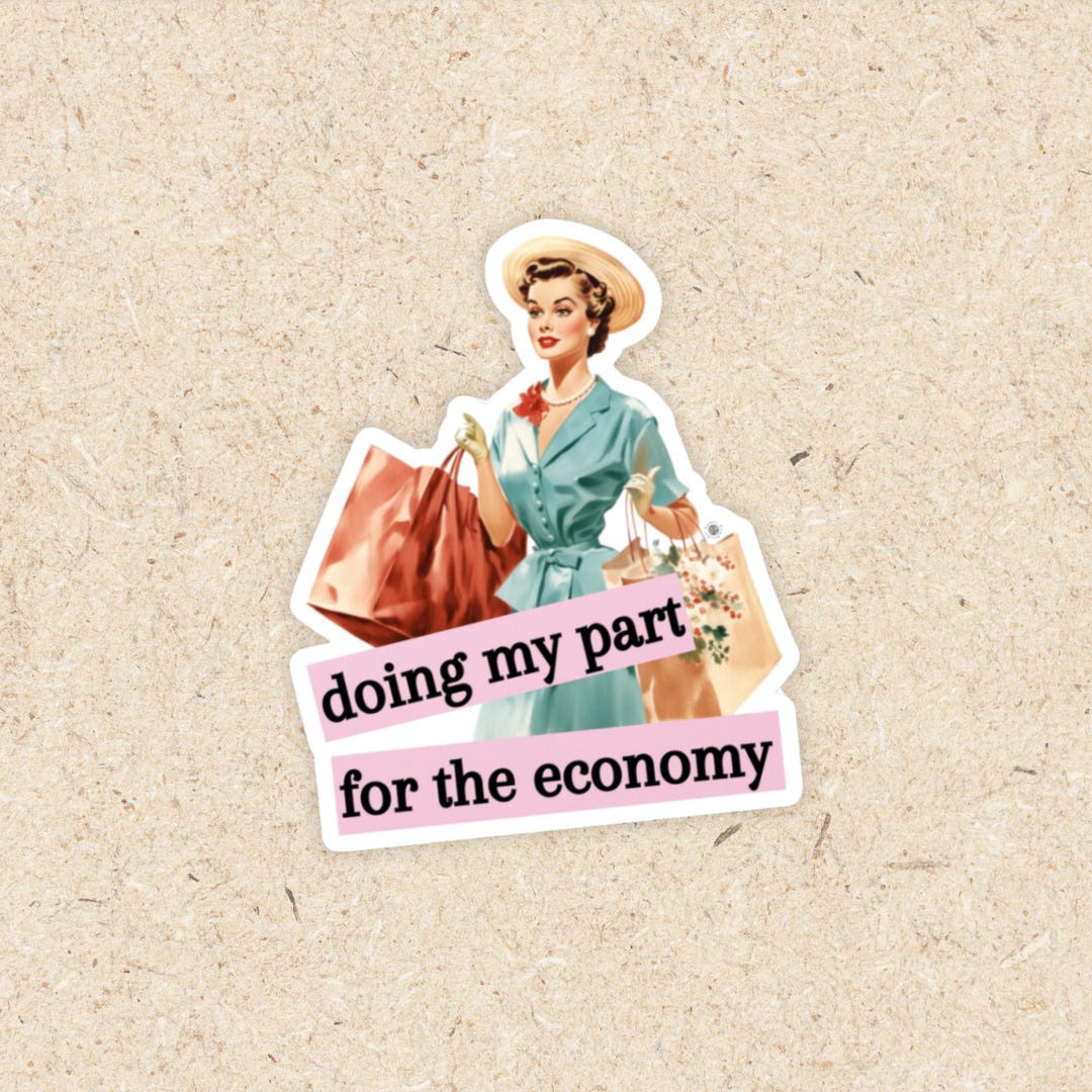 Funny Humor Sticker Retro Style Decals Vintage Die Cut Sticker Retro ...