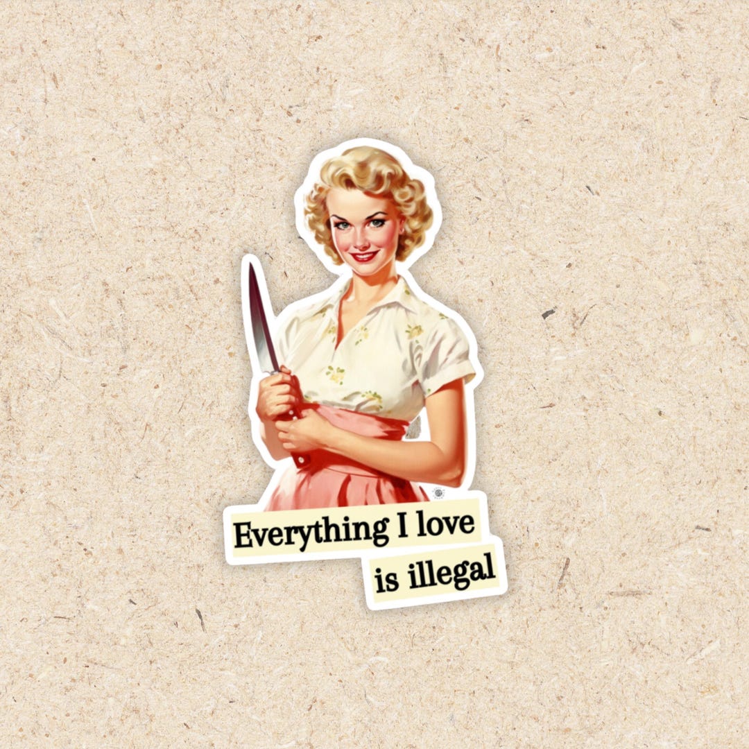 Waterproof Sticker Adult Humor Decal Die Cut Vinyl Sticker Giftful ...