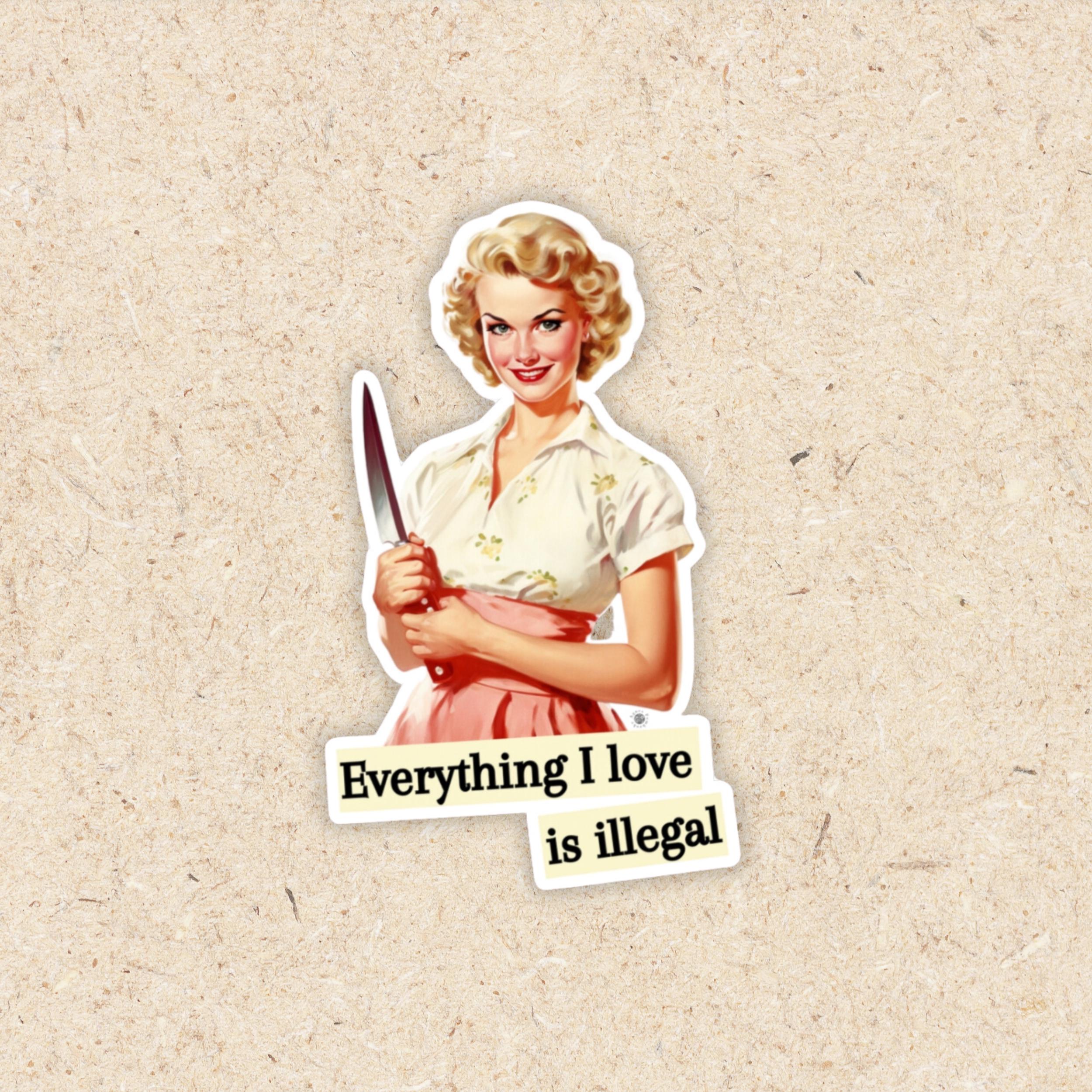 Waterproof Sticker Adult Humor Decal Die Cut Vinyl Sticker Giftful ...