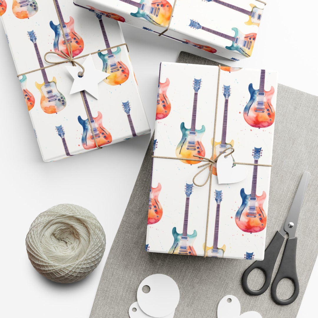 Musical Theme Party Gift Wrap Birthday Party Wrapping Paper Anniversary ...