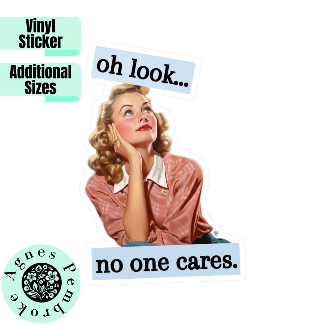 Funny Vinyl Sticker Retro Art Decals Waterproof Die Cut Stickers Adult ...