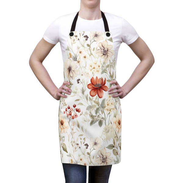 Floral Apron - Etsy