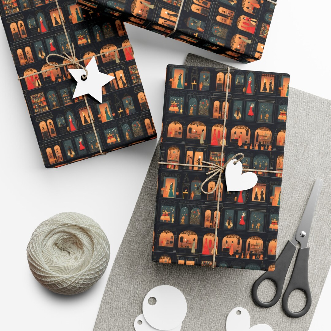Gift Box Unique Wrapping Business Gift Wrap Vintage Decor Wrapping ...