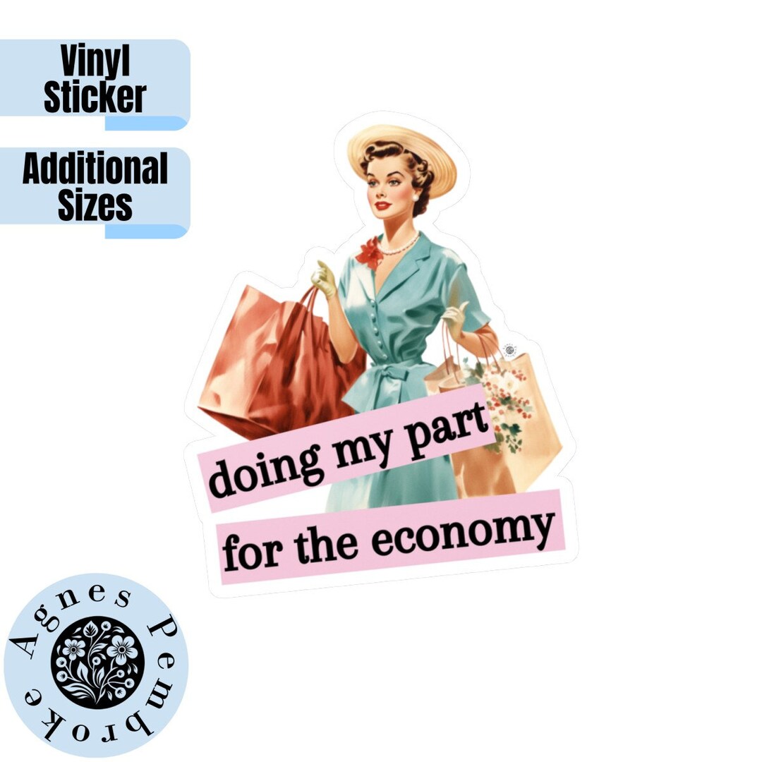 Funny Humor Sticker Retro Style Decals Vintage Die Cut Sticker Retro ...