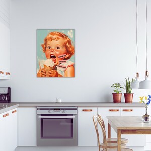 Funny Retro Poster Home Decor Mid Century Classic Wall Art Decor ...