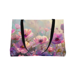 Decorative Weekender Name Tote Bag Spacious Laptop or Shopping Bag With ...