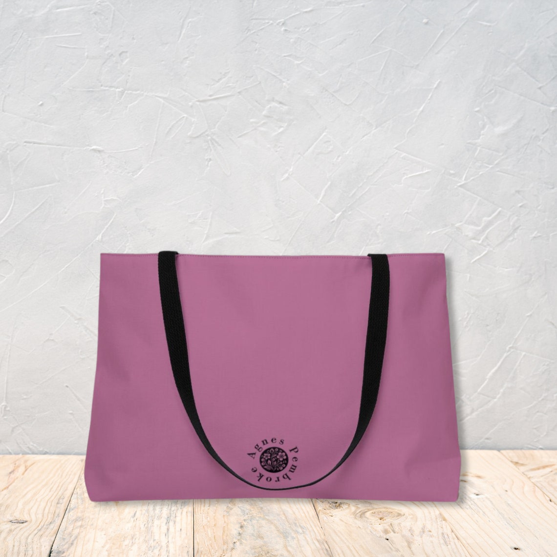 Decorative Weekender Name Tote Bag Spacious Laptop or Shopping Bag With ...