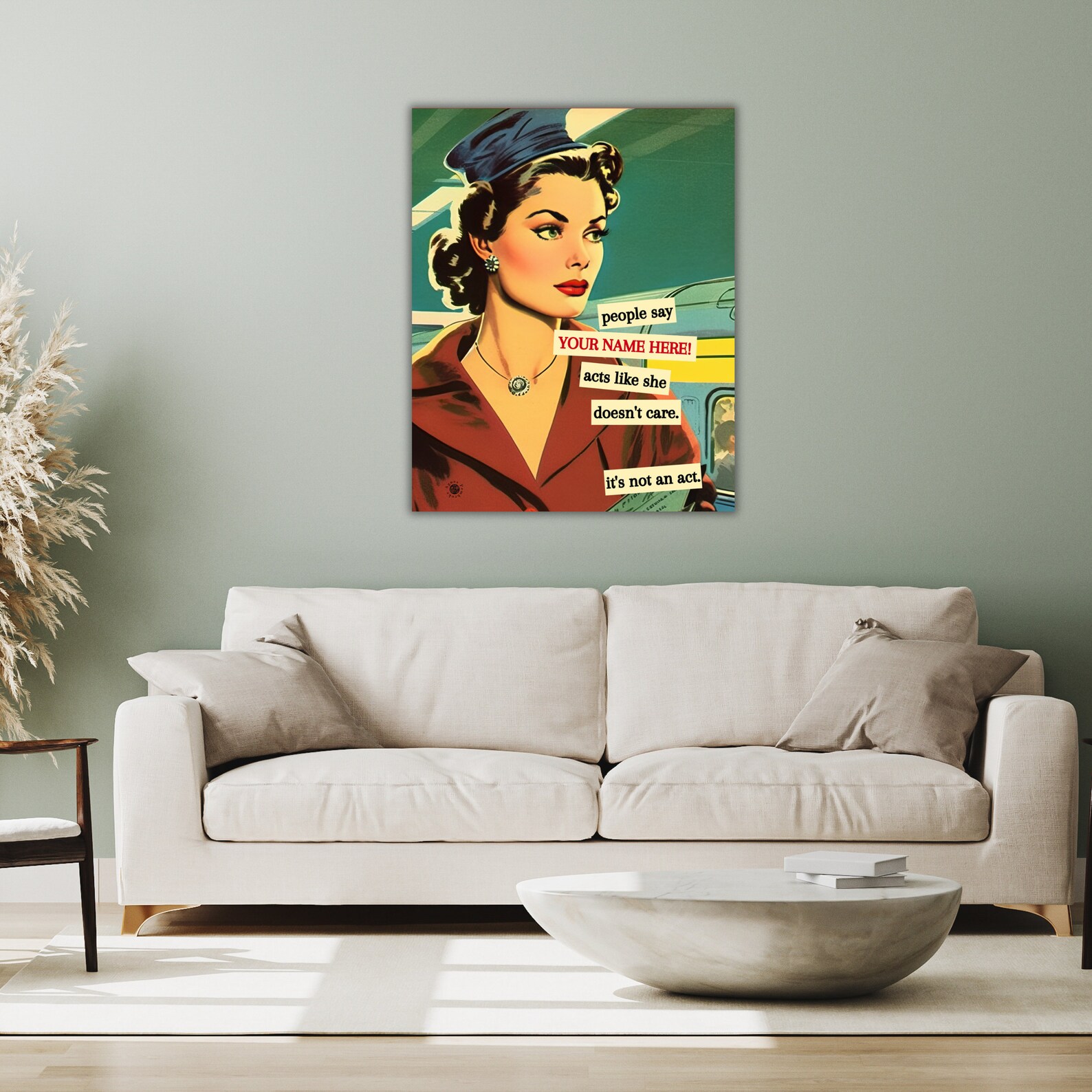Humorous Artful Wall Decor Vintage Poster Wall Hangings Home Decorative ...