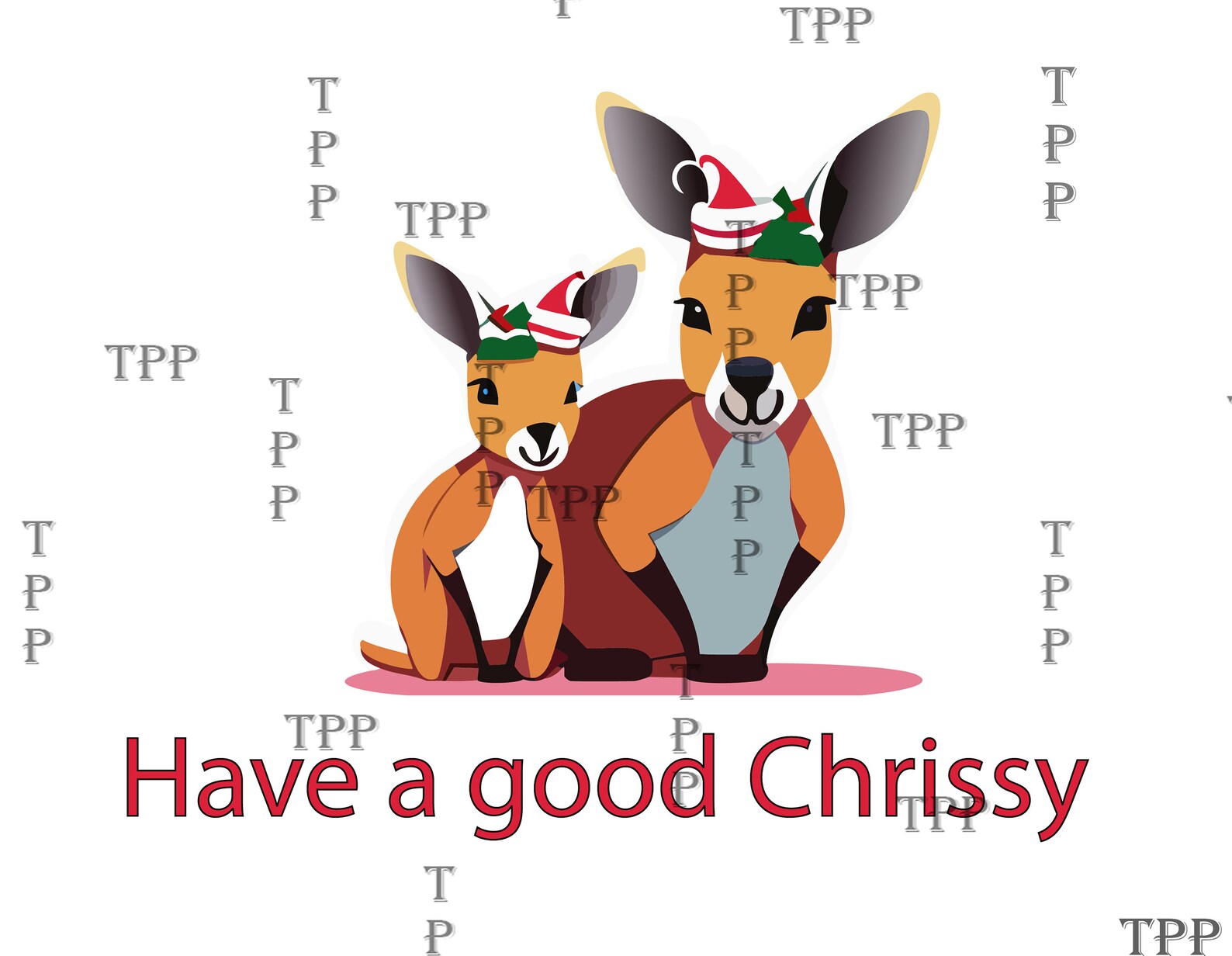 Have a Good Chrissy, Australian Christmas Greeting, Cute Christmas ...