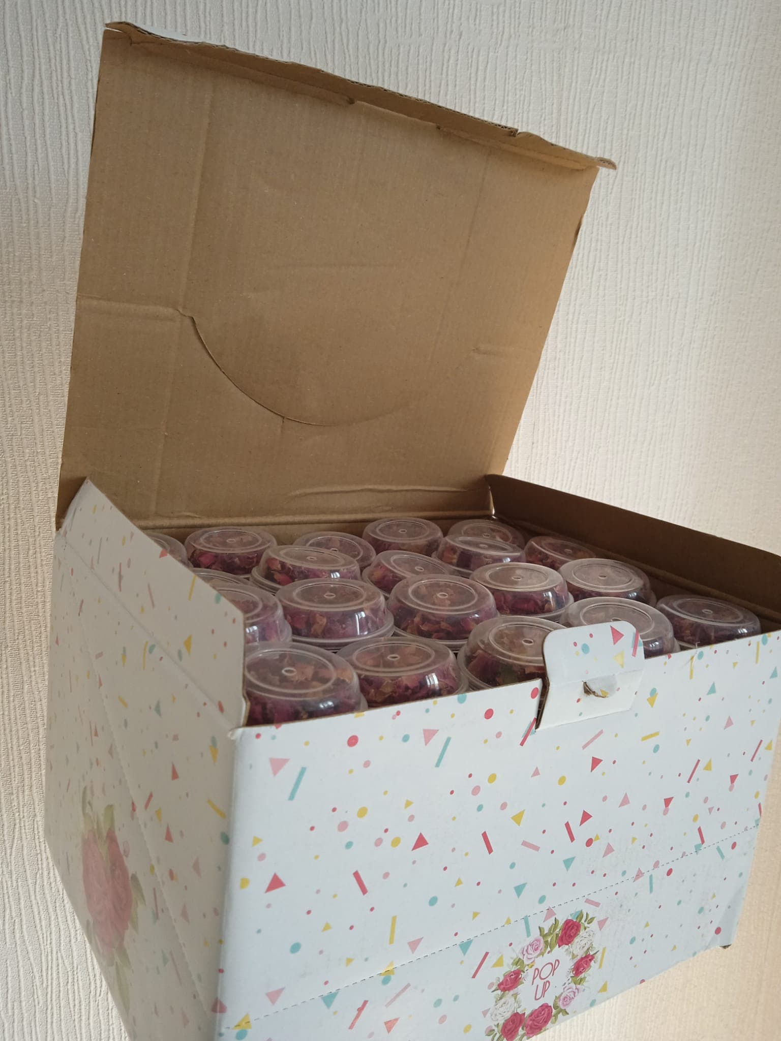 Confetti With 20 Biodegradable Stands. Natural Dried Flower Petals ...