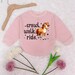 Crawl, Walk, Ride Horseback Baby Romper Sweatshirt, Horse Baby Romper ...