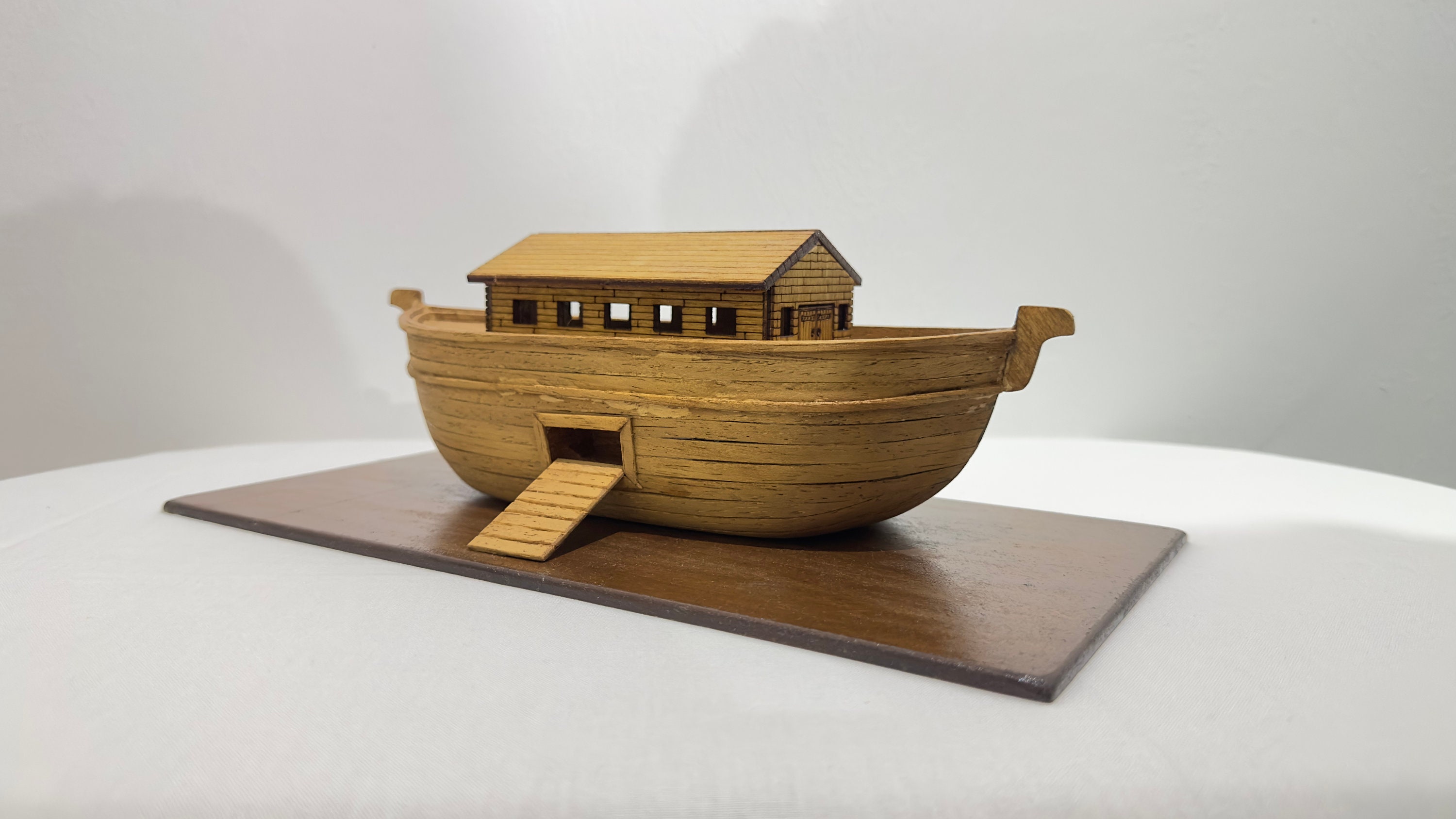 Noah's Ark Wooden Model Ship - Etsy