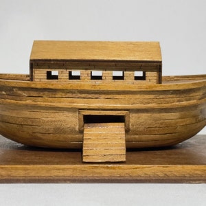 Noah's Ark Wooden Model Ship - Etsy