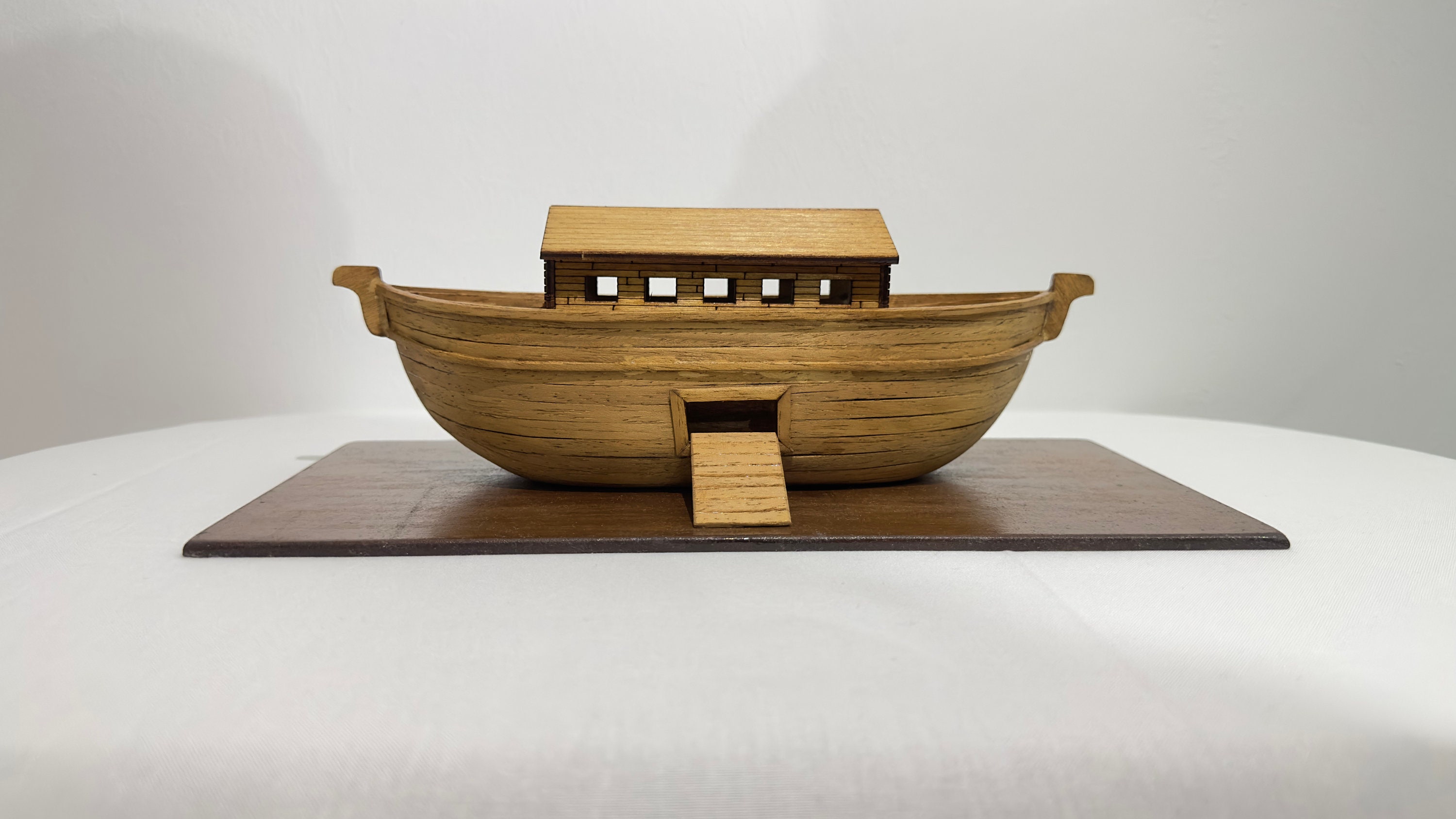 Noah's Ark Wooden Model Ship - Etsy