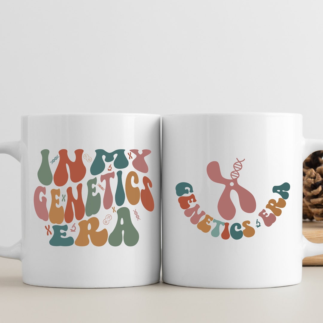 11 Oz in My Genetics Era Retro Science Mug, Scientist Coffee Mug ...