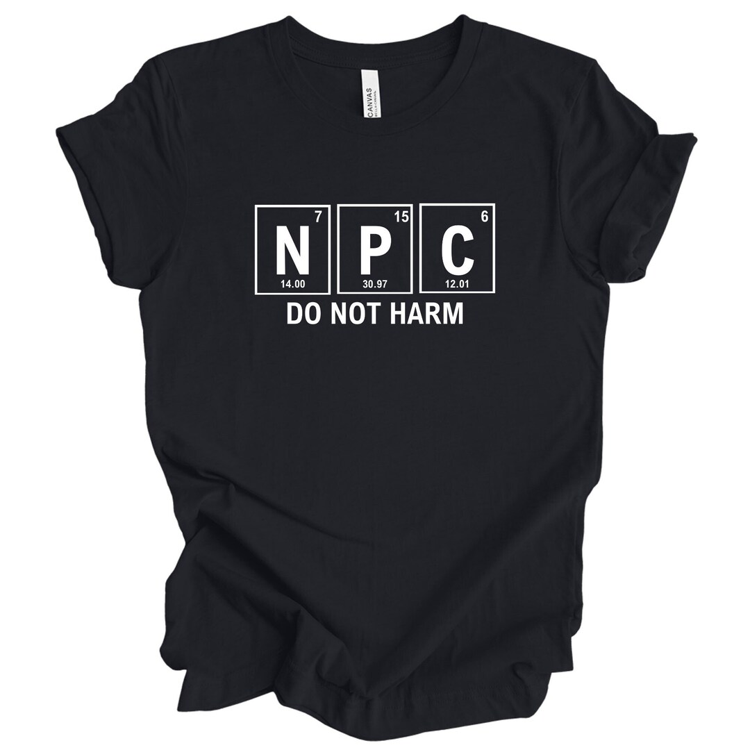 NPC Elemental Gamer Science T-shirt - Etsy