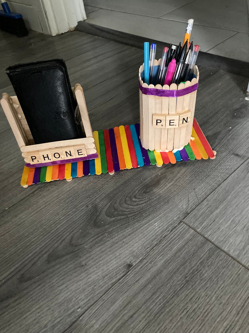 Phone Older and Pen Holder - Etsy