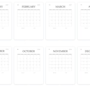 Simple Printable Weekly Planner 2024 - Etsy