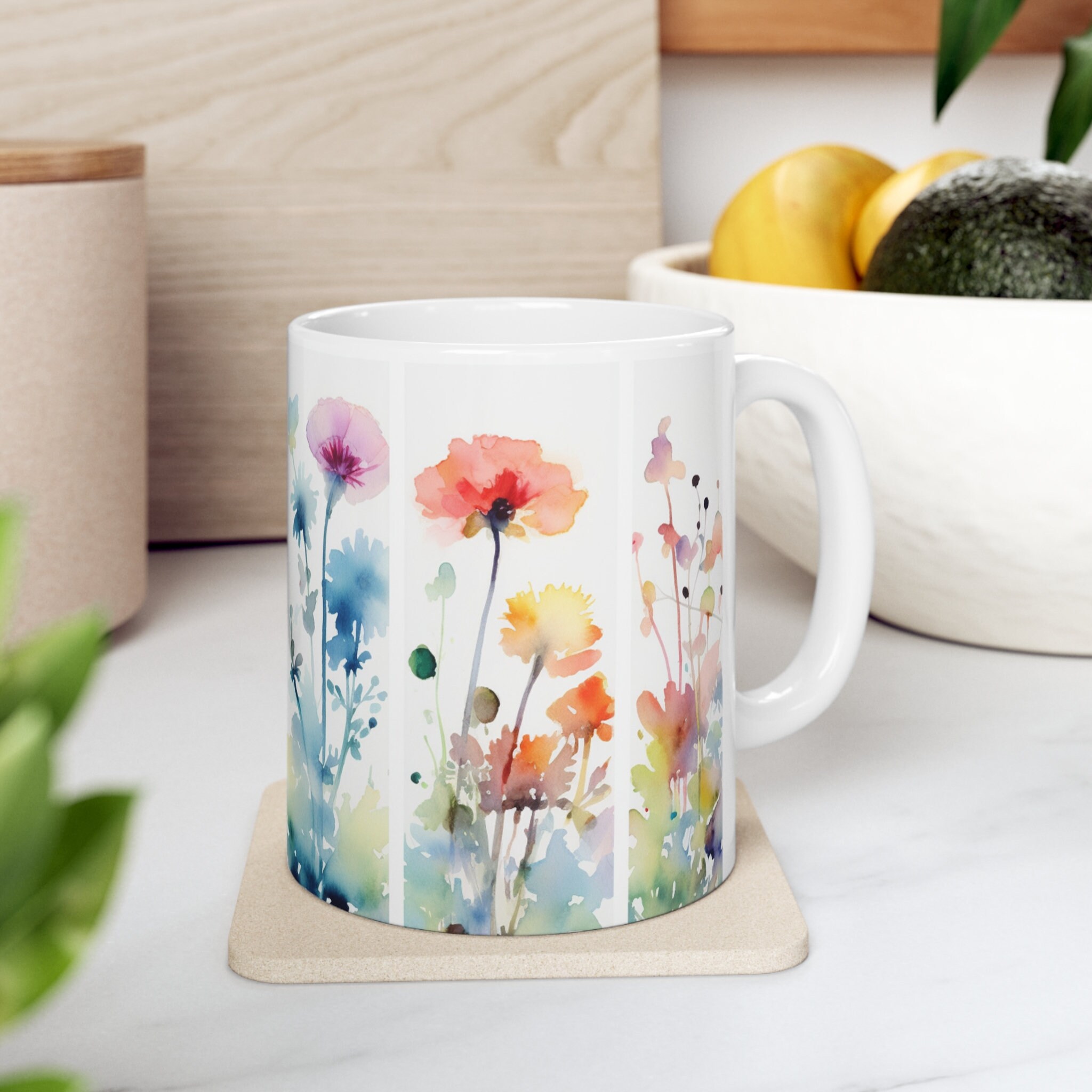 Fabulously Cheeky Ceramic Mug With Floral 11oz - Etsy