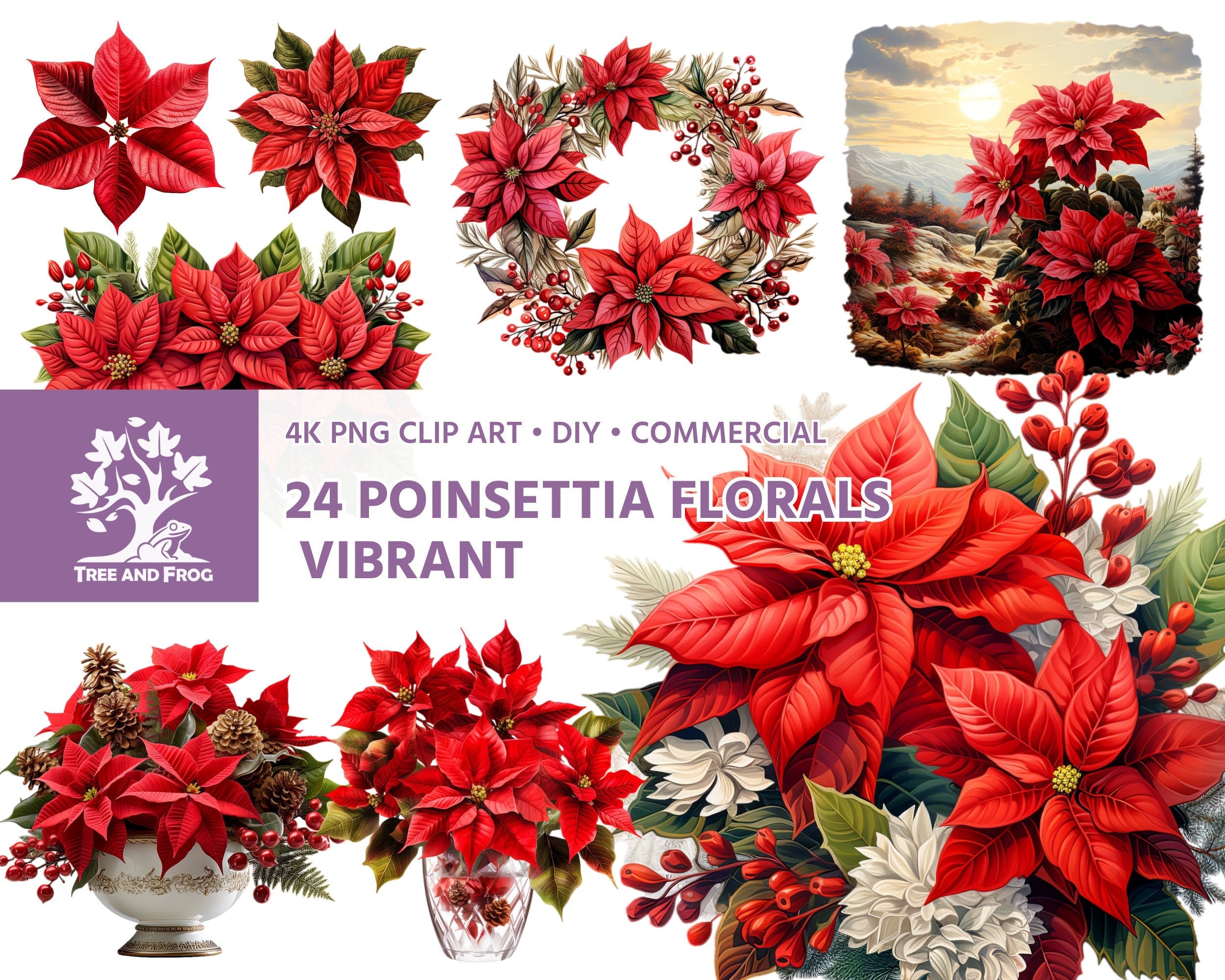 Poinsettia Images Clip Art