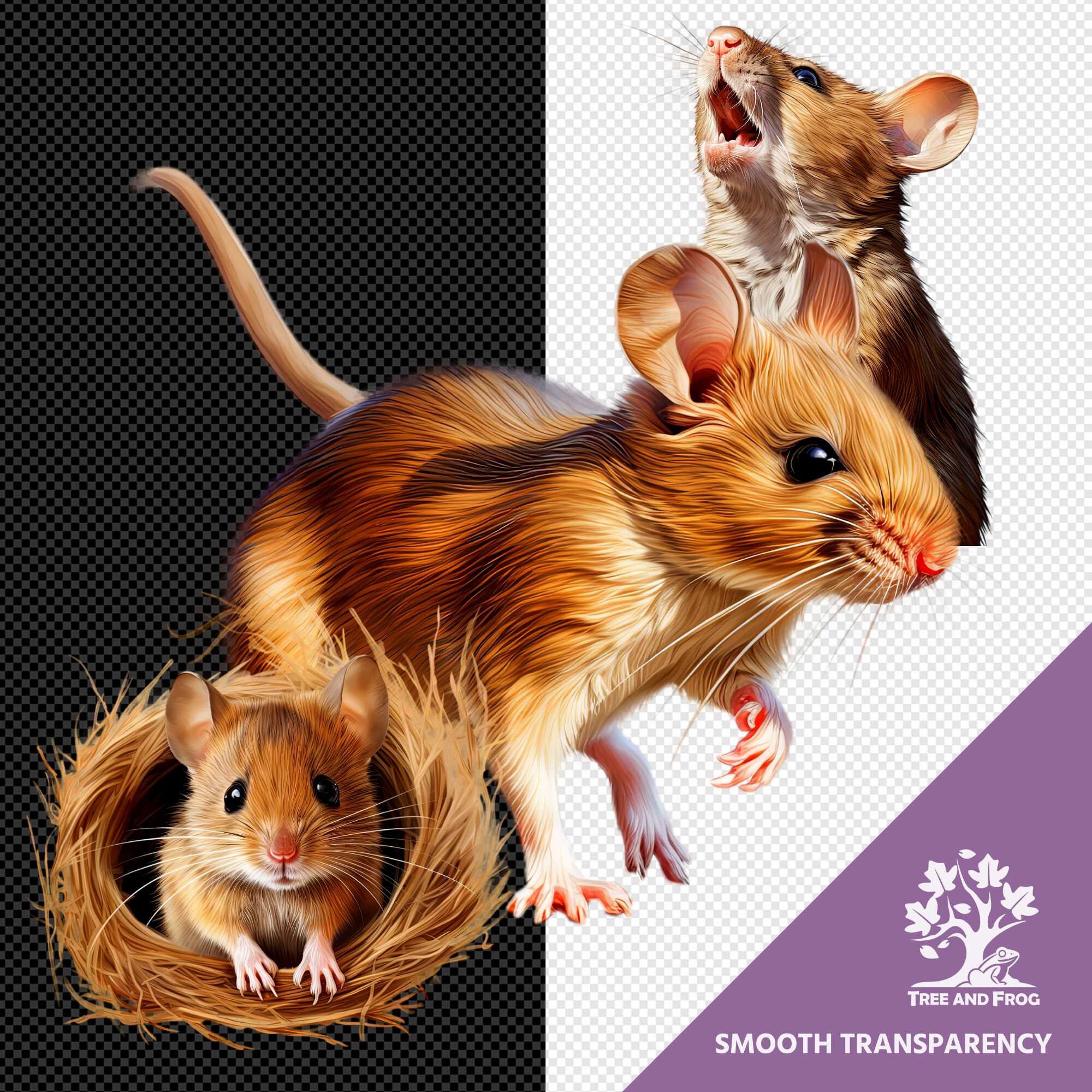 24 PNG Farm Mice Clipart Cute Baby Mouse Pose Scene - Etsy Canada