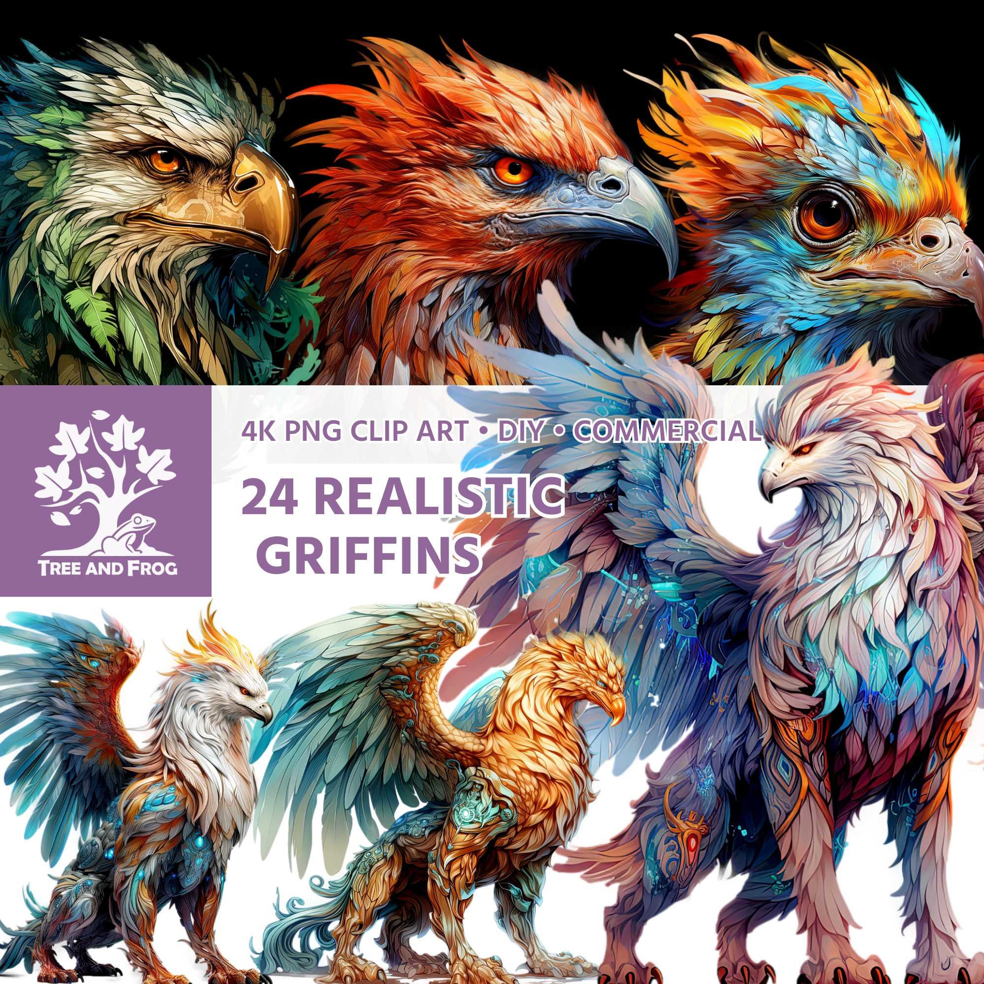 Realistic Baby Griffin