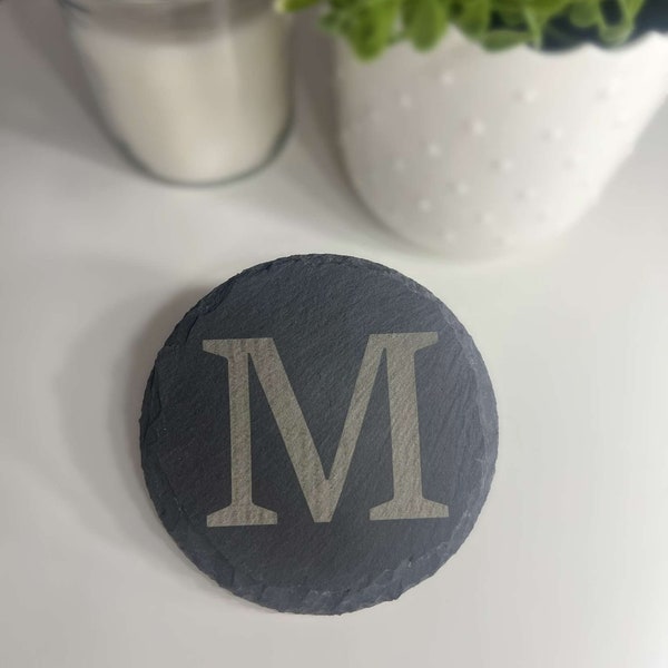 Letter Coaster - Etsy