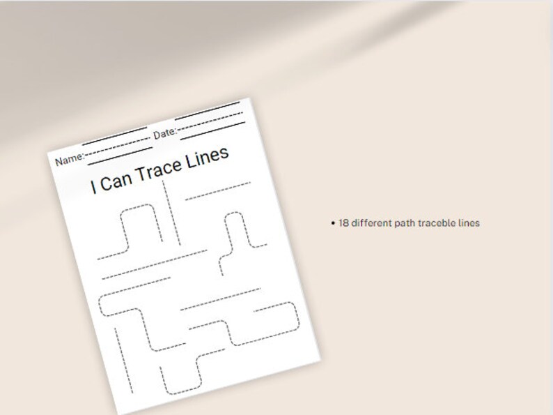 Line Tracing Worksheets, Fine Motor Skills, Homeschool, Education ...