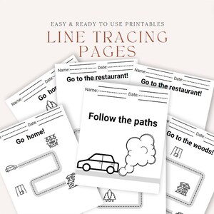 Line Tracing Worksheets, Fine Motor Skills, Homeschool, Education ...