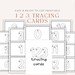 Number Tracing Flashcards, Printable, Learn Numbers, Preschool and ...