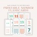 Counting Flashcards, Printable, Counting, Learn Numbers, Homeschool ...
