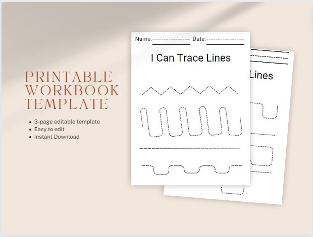 Line Tracing Worksheets, Fine Motor Skills, Homeschool, Education ...