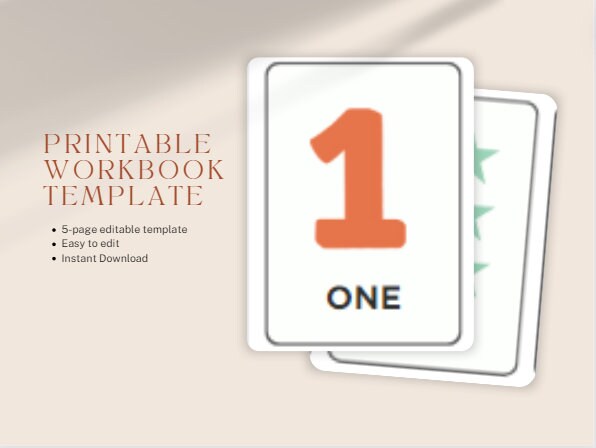 Counting Flashcards, Printable, Counting, Learn Numbers, Homeschool ...