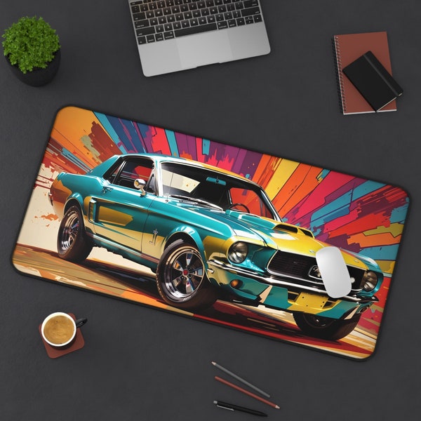 Ford Mustang Desk Mat - Etsy
