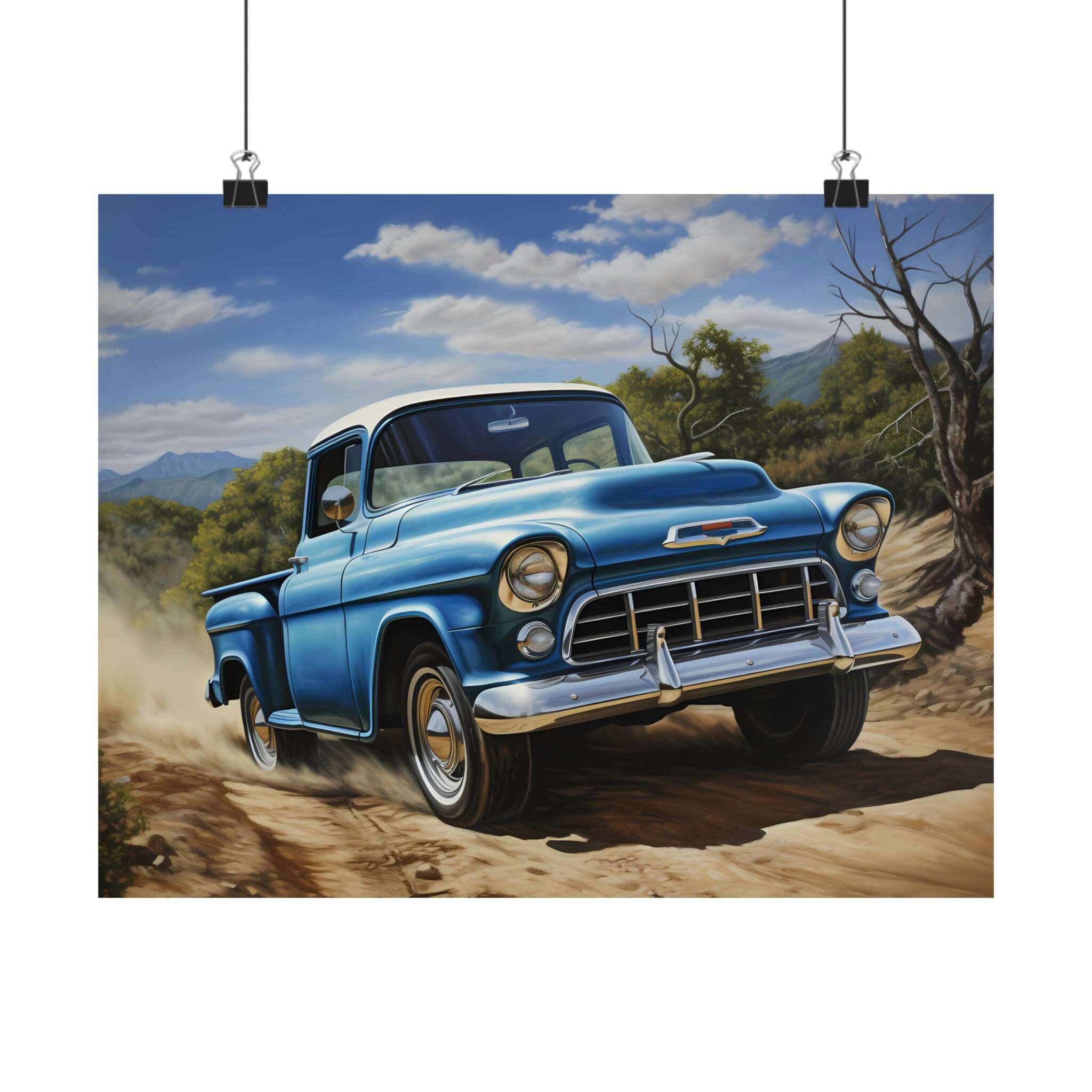 1955 Chevy Pickup Matte Horizontal Posters Truck - Etsy
