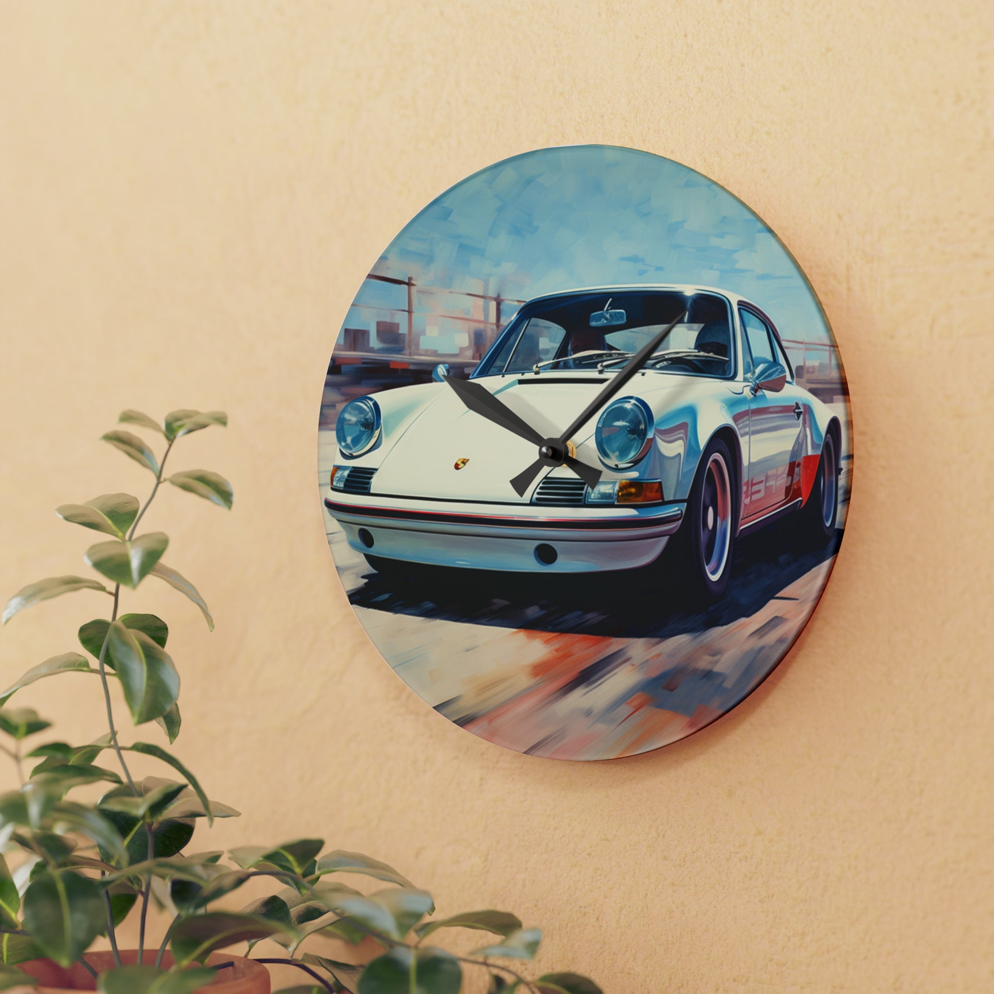 1993 Porsche 911 Wall Clock Neutral Colors - Etsy