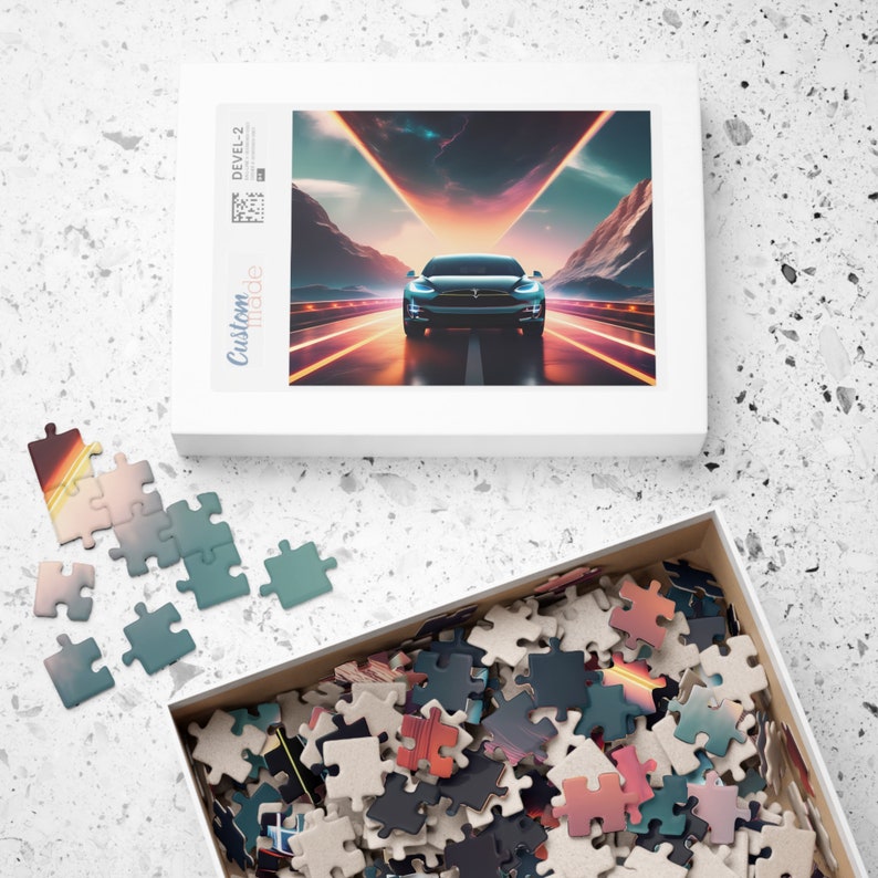 Tesla Model X Puzzle 252, 500-piece Wall Art Decoration Jigsaw Puzzle ...