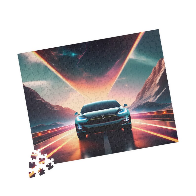 Tesla Model X Puzzle 252, 500-piece Wall Art Decoration Jigsaw Puzzle ...