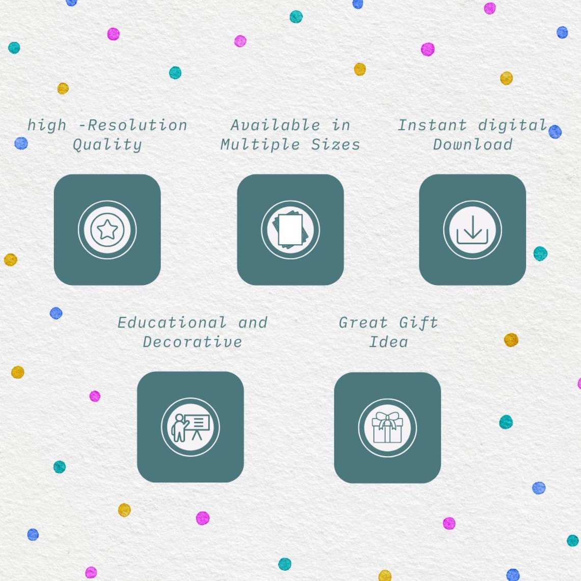 Illustrated Persian Alphabet Poster | Learn Farsi Alphabet for Kids ...