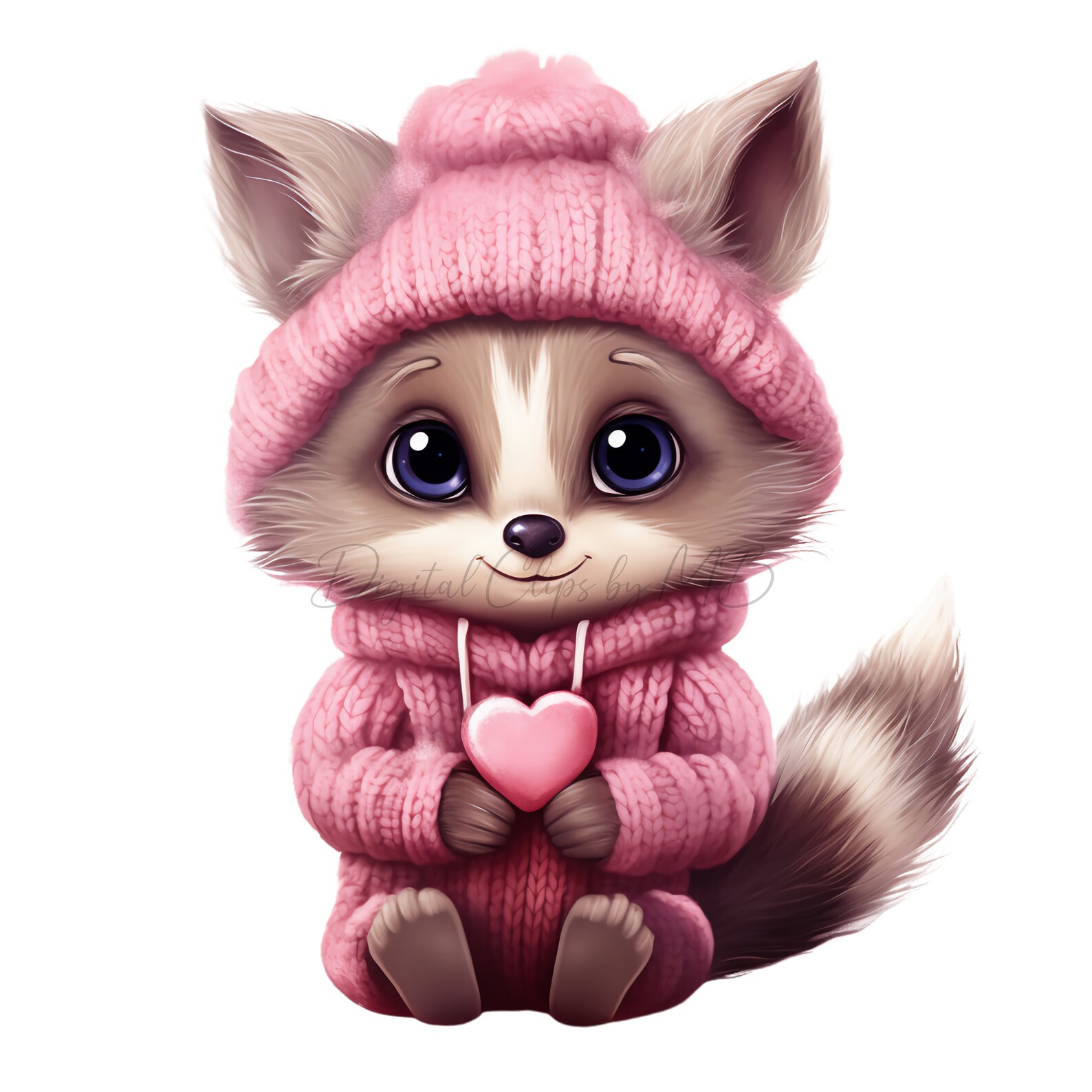 Valentine PNG, Valentine Clipart, Cute Animal Clipart for Making ...