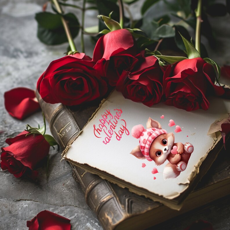 Valentine PNG, Valentine Clipart, Cute Animal Clipart for Making ...