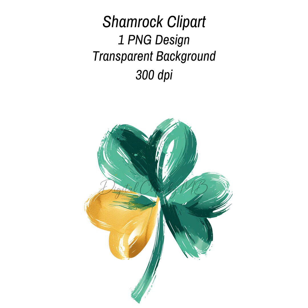 St Patricks Day PNG, Shamrock Clipart, Shamrock PNG Sublimation for ...