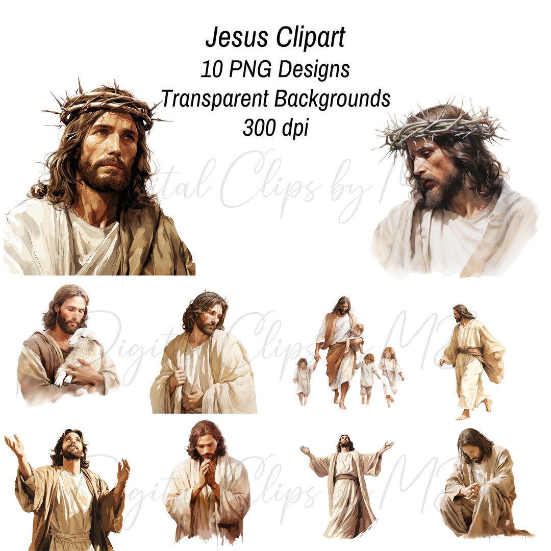 Jesus PNG Designs, Jesus PNG Clipart for Easter, Christian Clipart for ...