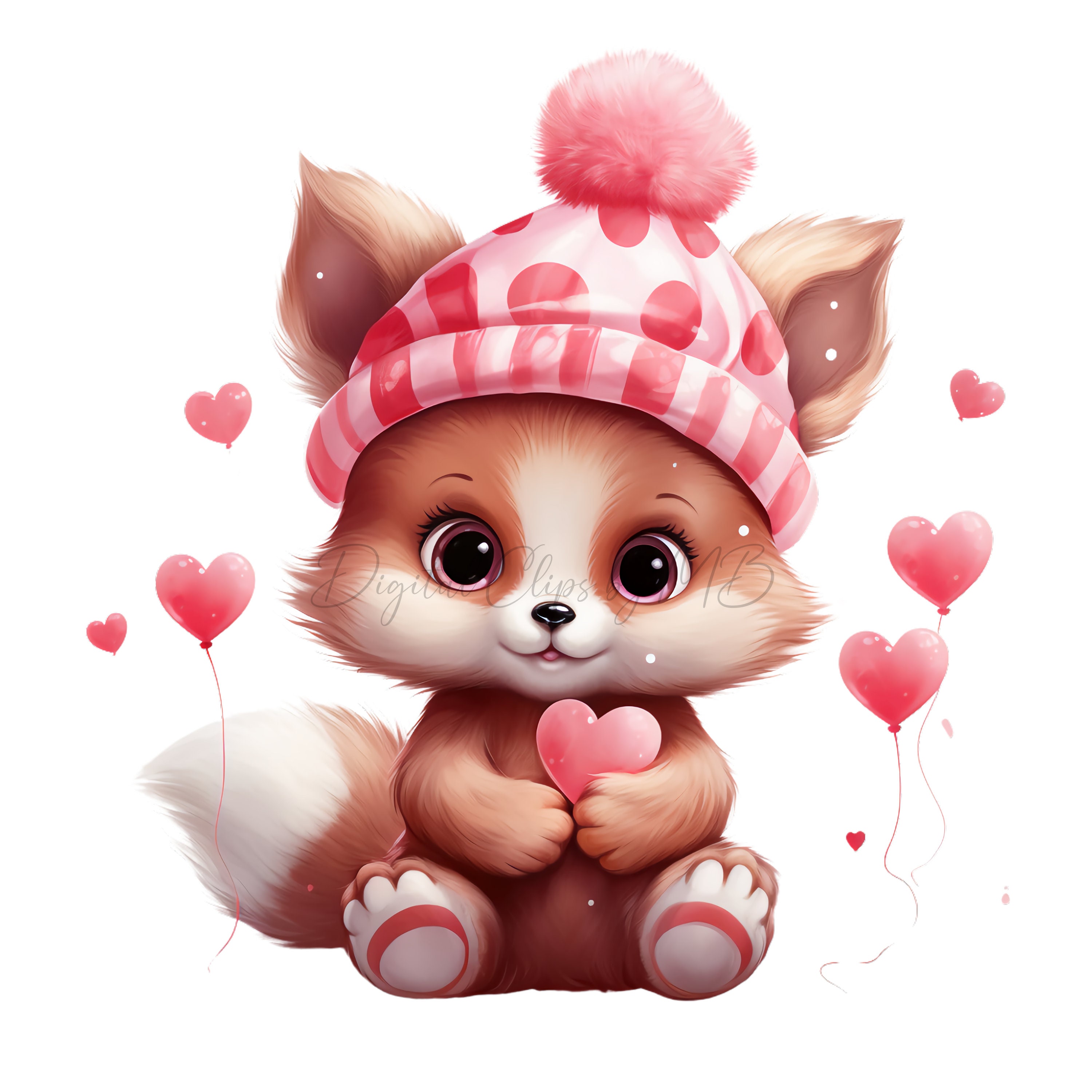 Valentine PNG, Valentine Clipart, Cute Animal Clipart for Making ...
