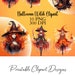 Halloween Clipart, Designer PNG Bundle, Witch Clipart for Halloween ...