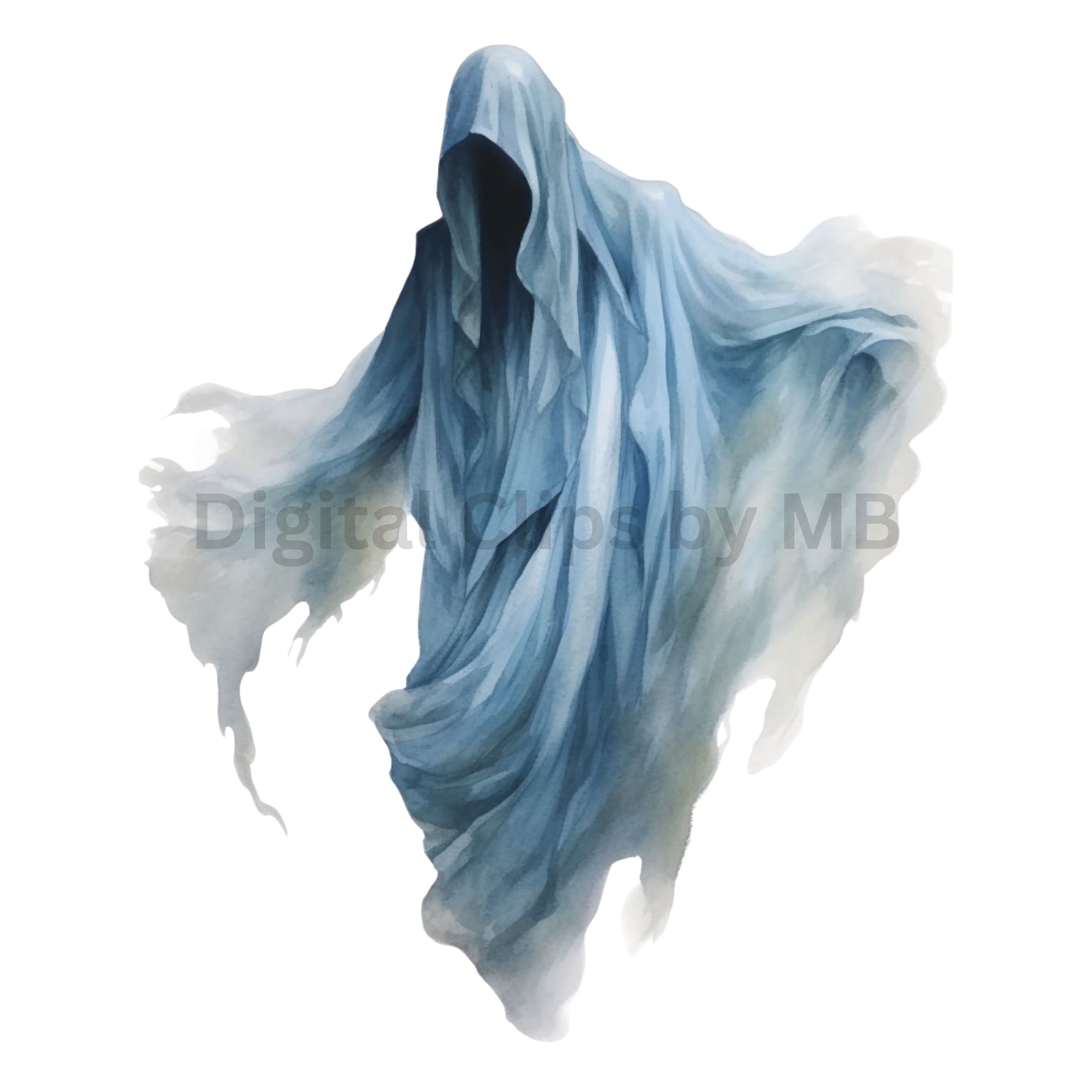 Halloween Ghosts Designer PNG Bundle, Halloween Ghost Clipart, PNG ...