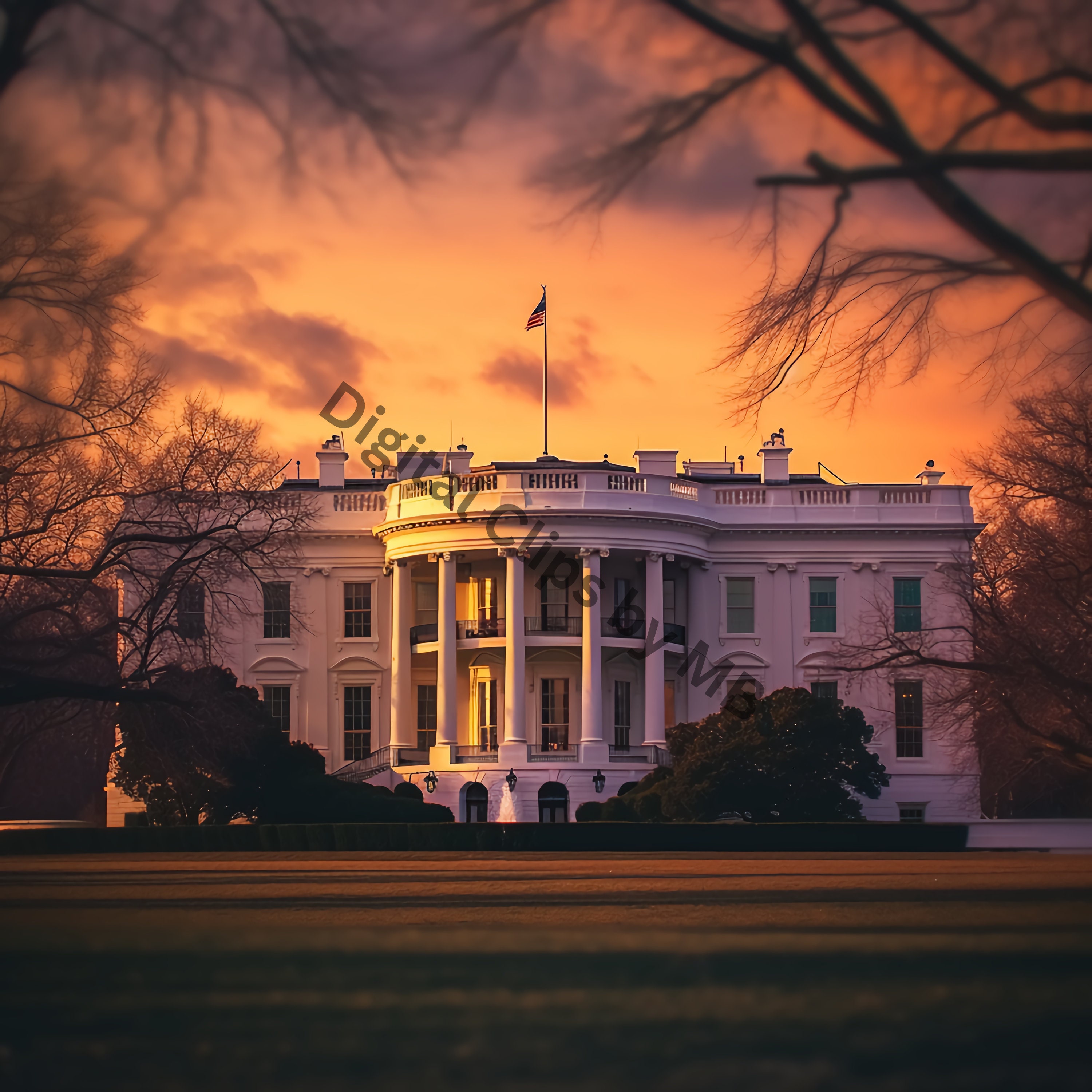 Washington DC Designer Png Bundle, Monuments in DC, Png Design ...